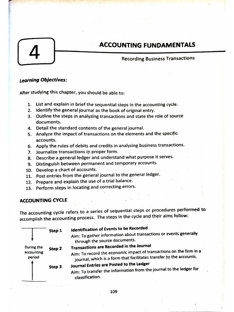 Chapter 4 - Fundamentals of Accounting | PDF