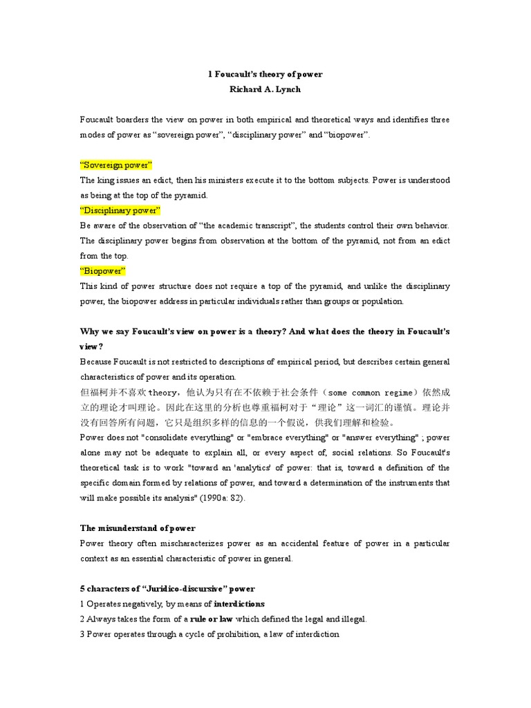 Foucault Key Concept | PDF | Michel Foucault | Theory