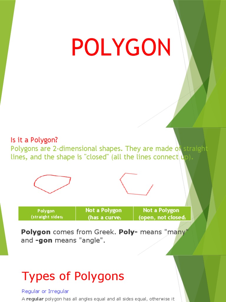 Polygon Power Point | PDF | Polygon | Convex Set