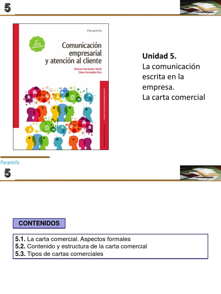 Estructura y Tipos de Cartas Comerciales | PDF | Comunicación