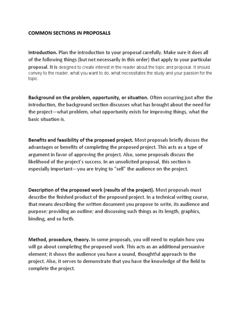 Parts of A Proposal | PDF | Communication | Cognition
