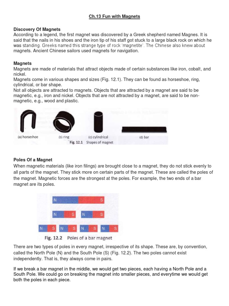 Understanding Magnets: Types and Uses | PDF | Magnet | Magnetism