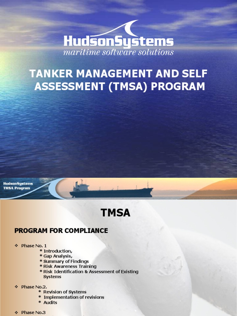 Tanker Management and Self Assessment (Tmsa) Program | PDF | Risk | Audit