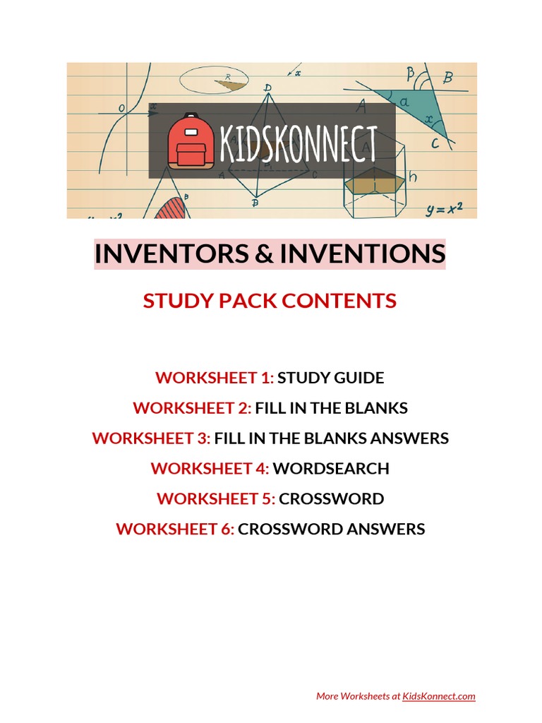Insightful Inventions: An Analysis of an Inventors and Inventions Study ...