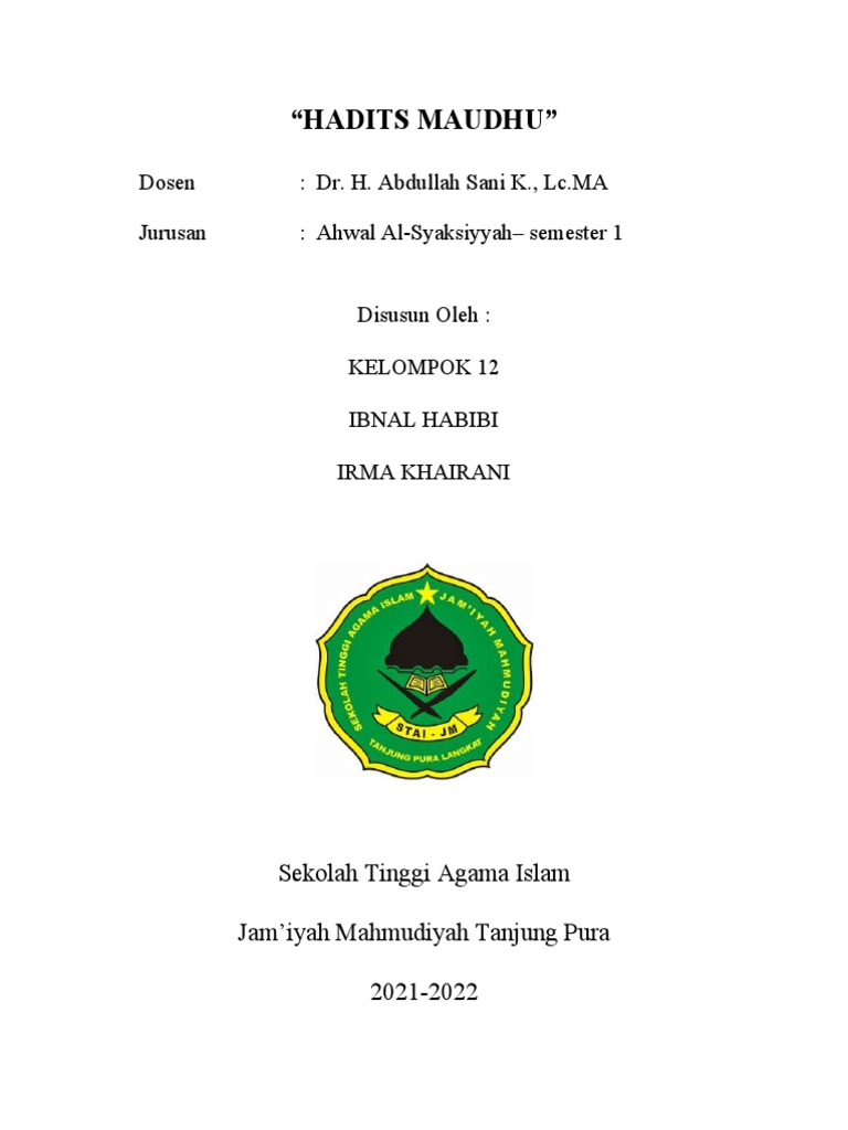 Hadits Maudhu | PDF