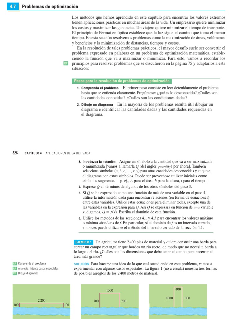 21 Problemas de Optimizacion | Descargar gratis PDF | Optimización Matemática | Derivado