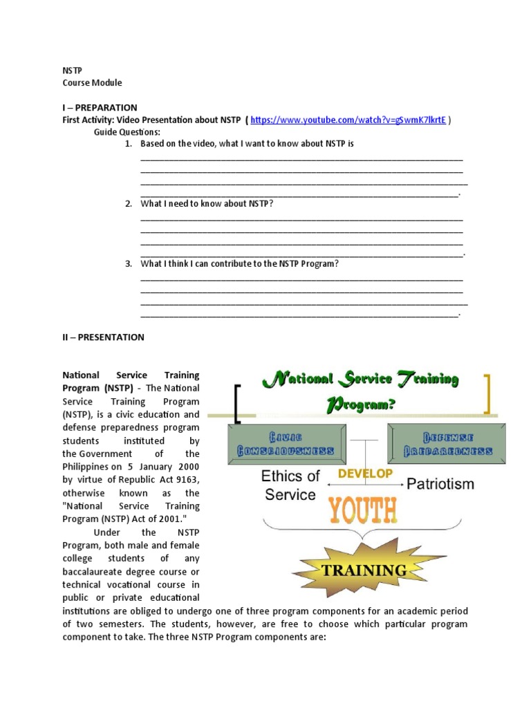 Module 2 NSTP Ra-9163 and Its Irr | PDF | Learning
