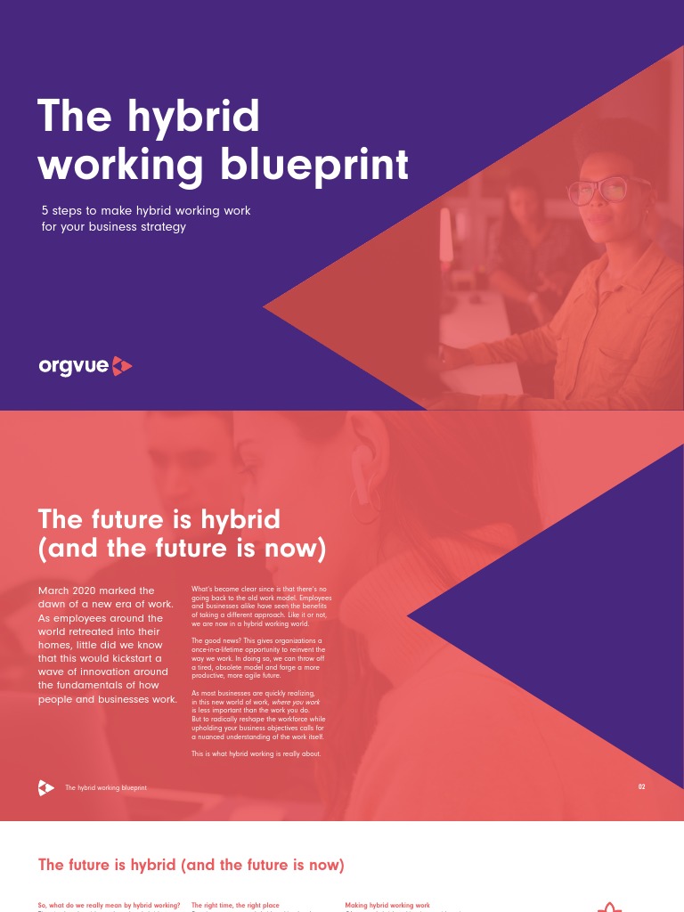 Hybrid Working Strategy Blueprint | PDF | Strategic Management ...