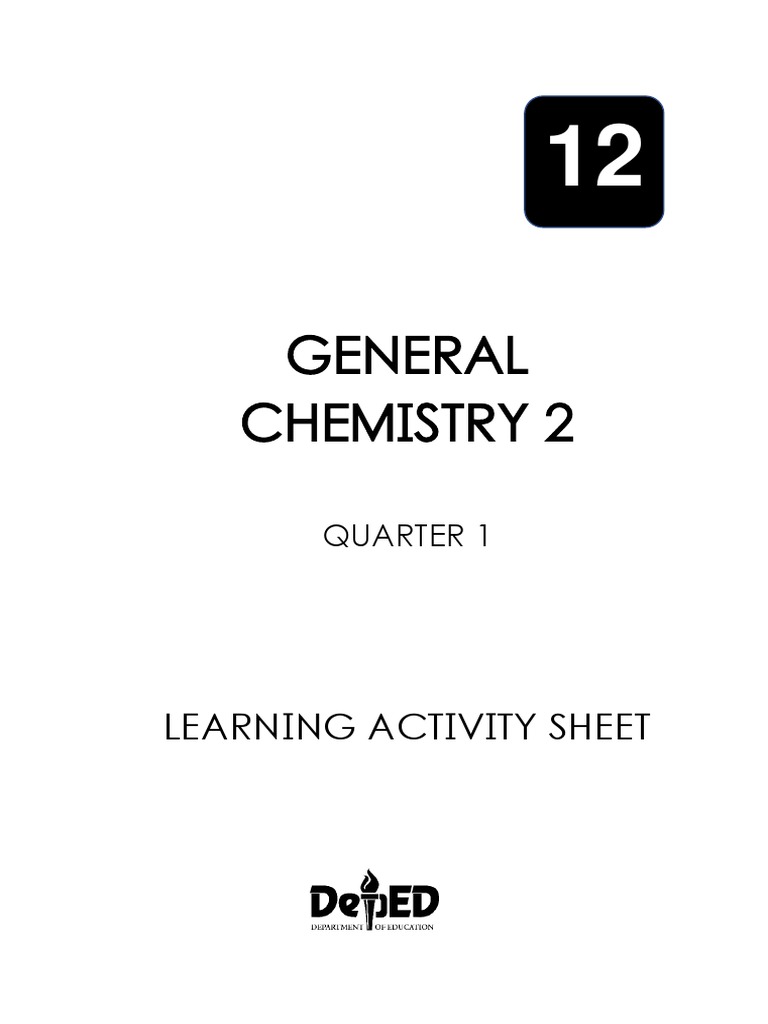 SHS General Chemistry 2 | PDF | Intermolecular Force | Chemical Polarity