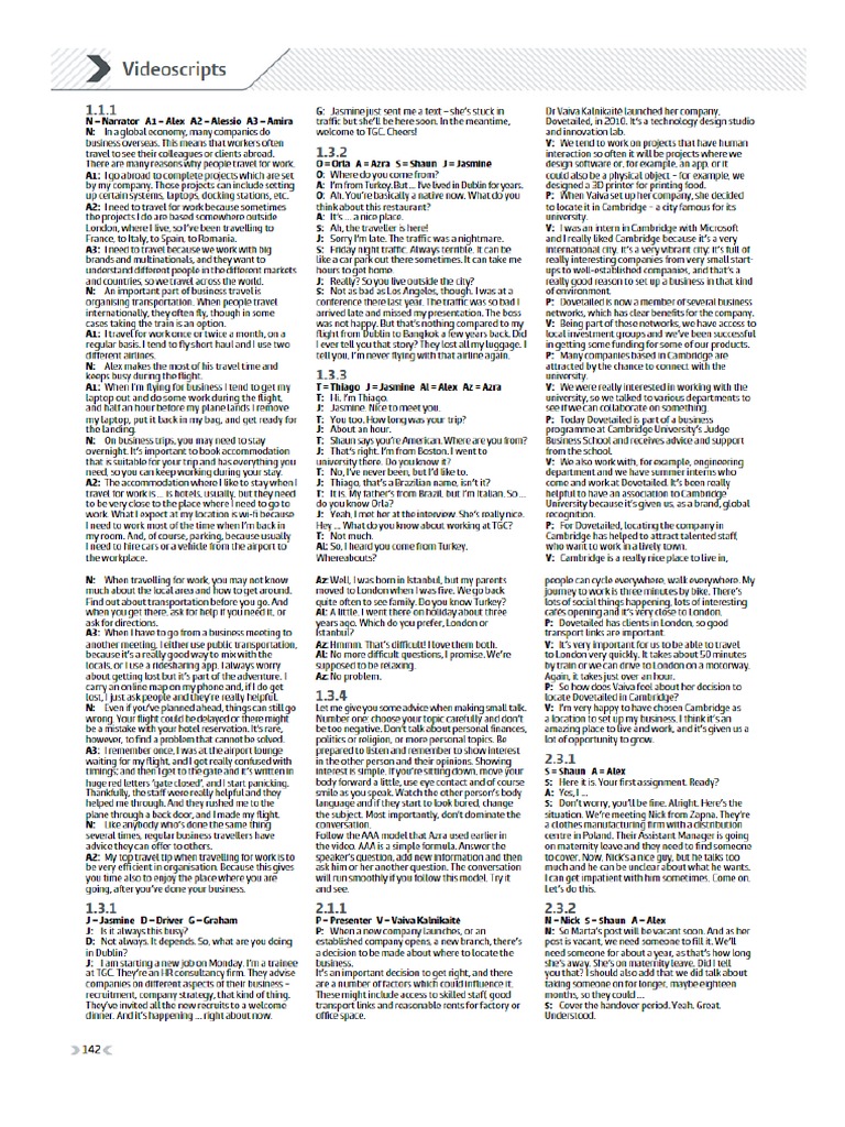 Business Partner A2+ - Pages 142-160 - Students Book - Scripts ...