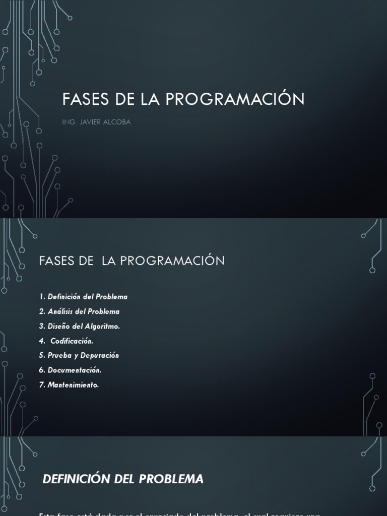 Fases de La Programación | PDF | Algoritmos | Programación de computadoras
