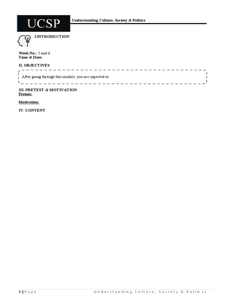 UCSP Module 3 Making | PDF | Career & Growth | Social Science