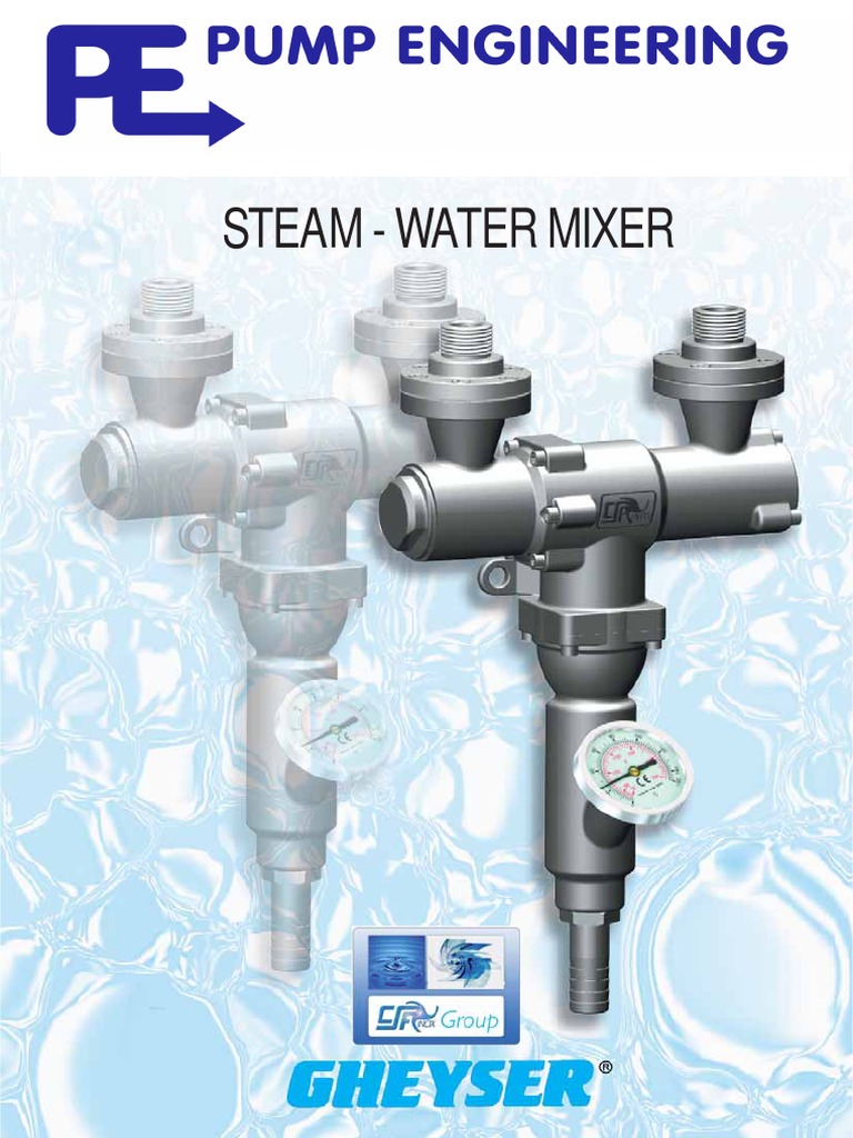 Gheyser Steam-Water Mixer Overview | PDF | Valve | Water Heating