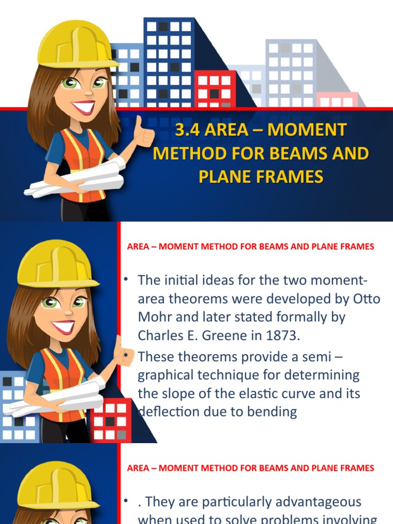 Area-Moment Method for Beam Deflection | PDF | Beam (Structure) | Slope