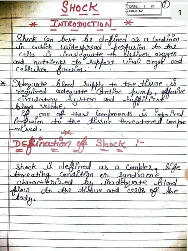 Understanding Shock Types and Management | PDF
