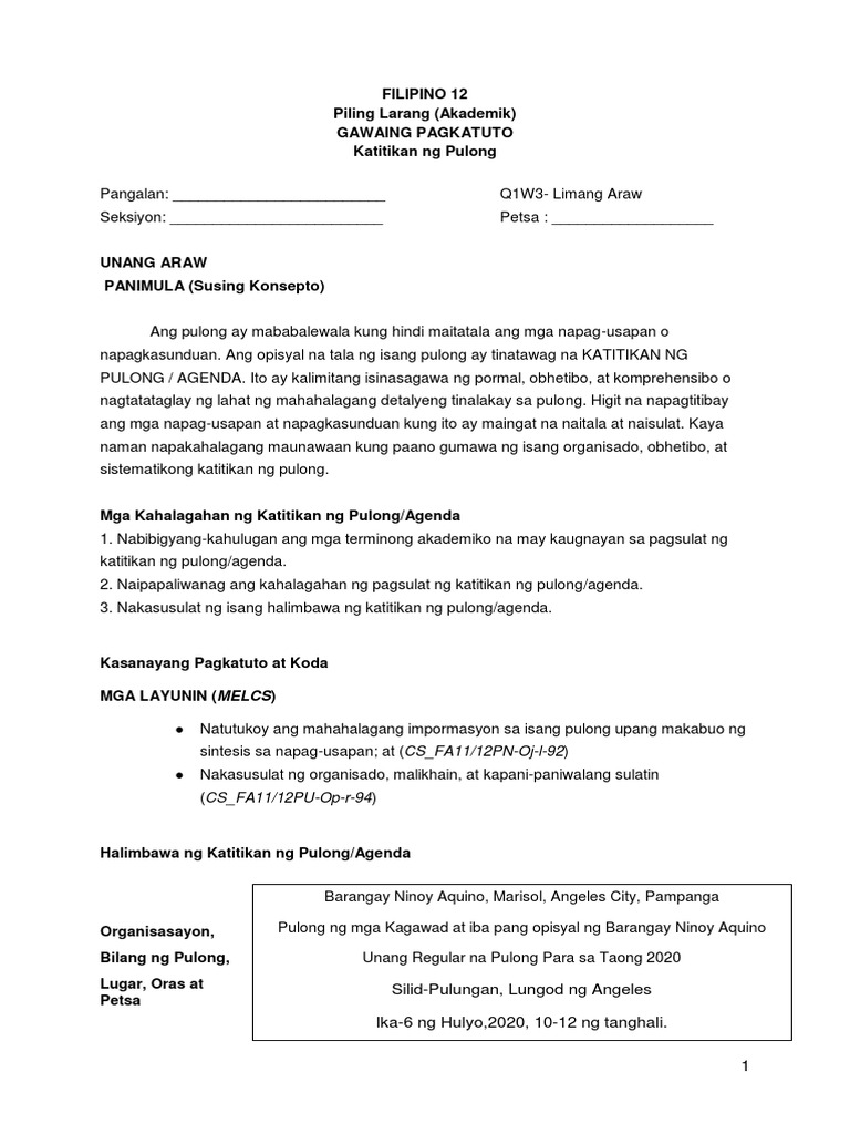 Las Fil Shs g12 (Acad) q1w3 | PDF