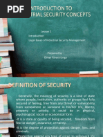 Lea 3 Industrial Security Concepts | PDF | Physical Security | Securities