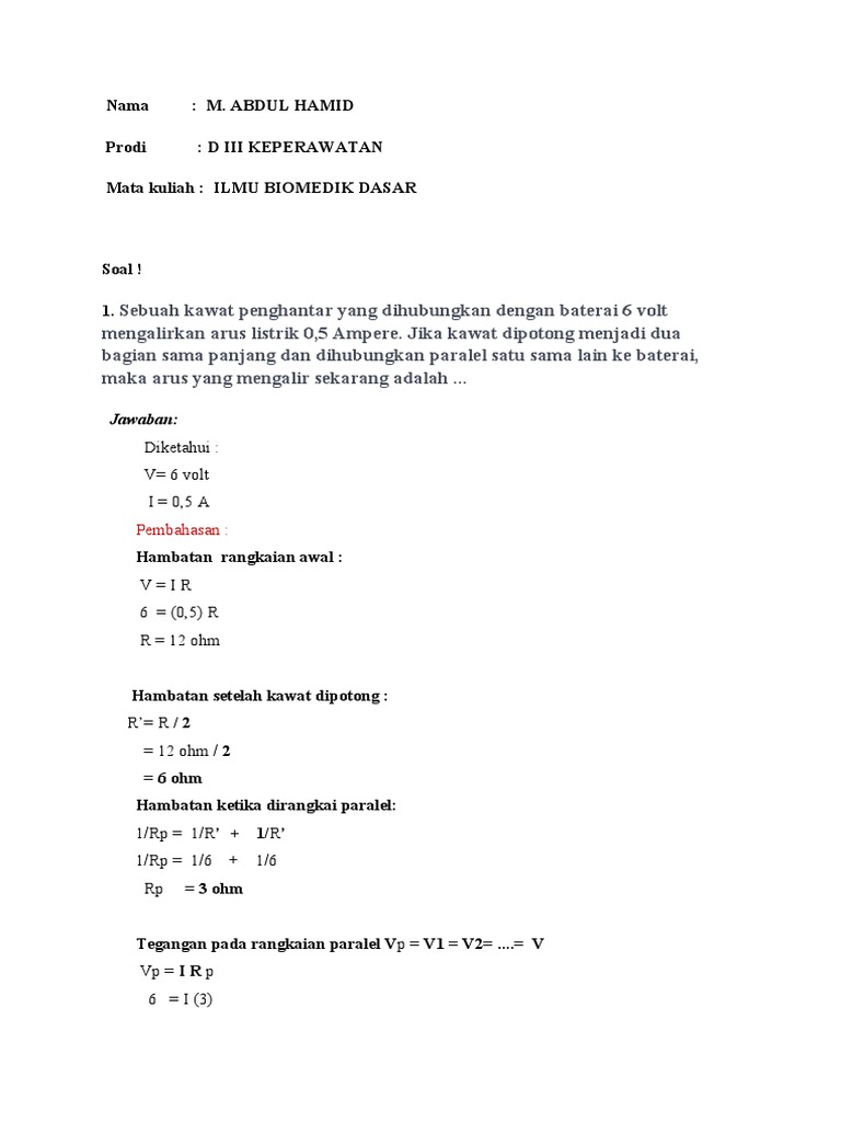 M. Abdul Hamid (d3) Tugas Ibd | PDF