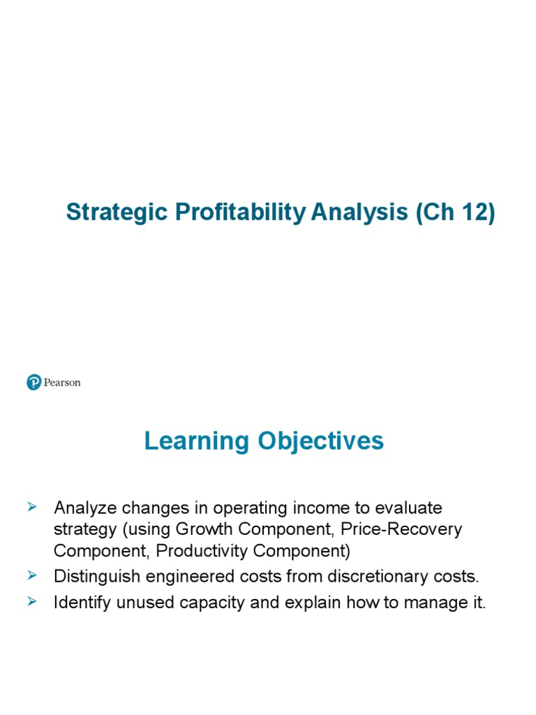 Session 5 B (CH 12) Strategic Profitability Analysis - Canvas ...