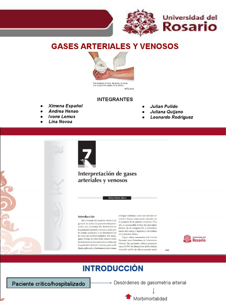 Gases Arteriales y Venosos | PDF | Vena | Especialidades Medicas