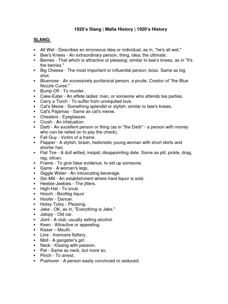 Slang Mafia | PDF | Lucky Luciano | Al Capone