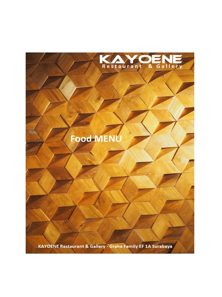 KAYOENE Menu Februari 2021 | PDF