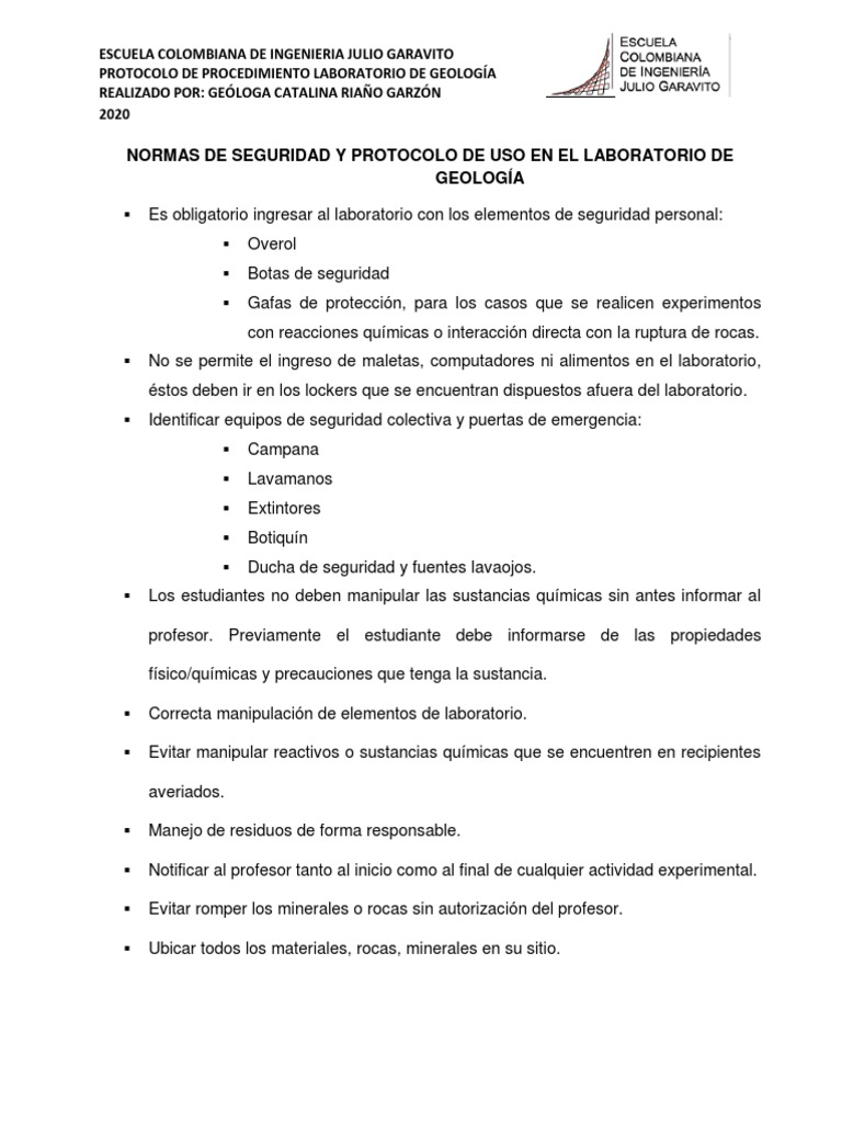 Procedimiento Lab | Descargar gratis PDF | Roca clástica | Roca (geología)