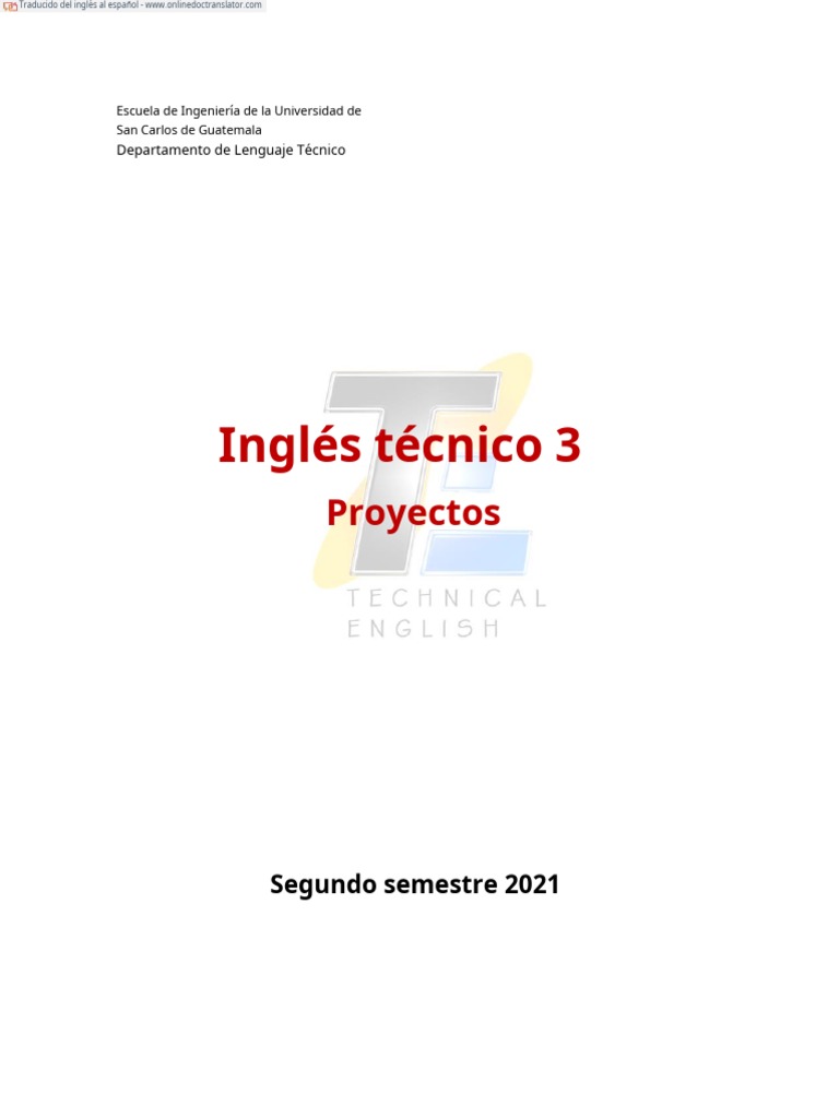 Projects Technical English 3 SS2021.en - Es | PDF | Bluetooth ...