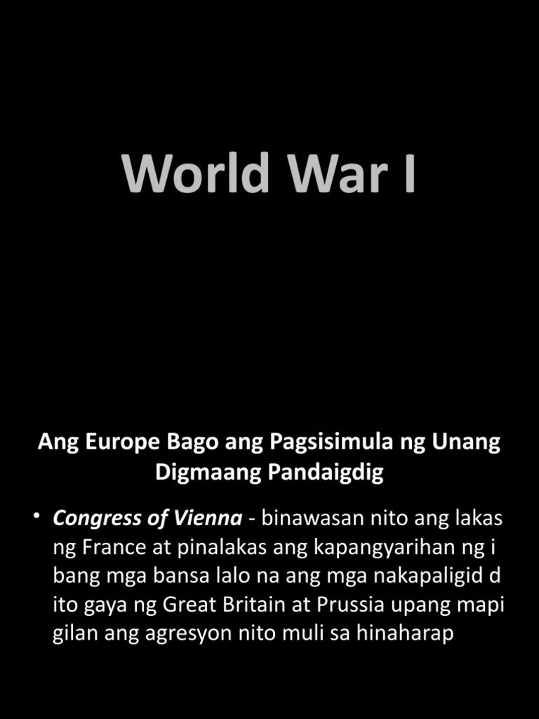 World War I 2 | PDF