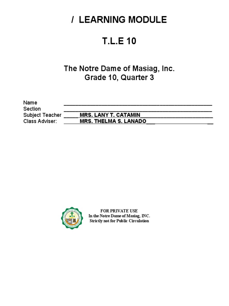 Tle-10 Nail Care Services | PDF | Nail (Anatomy)