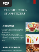 Lesson 2.2 Prepare A Range of Appetizer | PDF | Hors D'oeuvre | Pickling