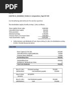 Accounting For Corporations Pro-Forma Entries: Memorandum Entry Method ...