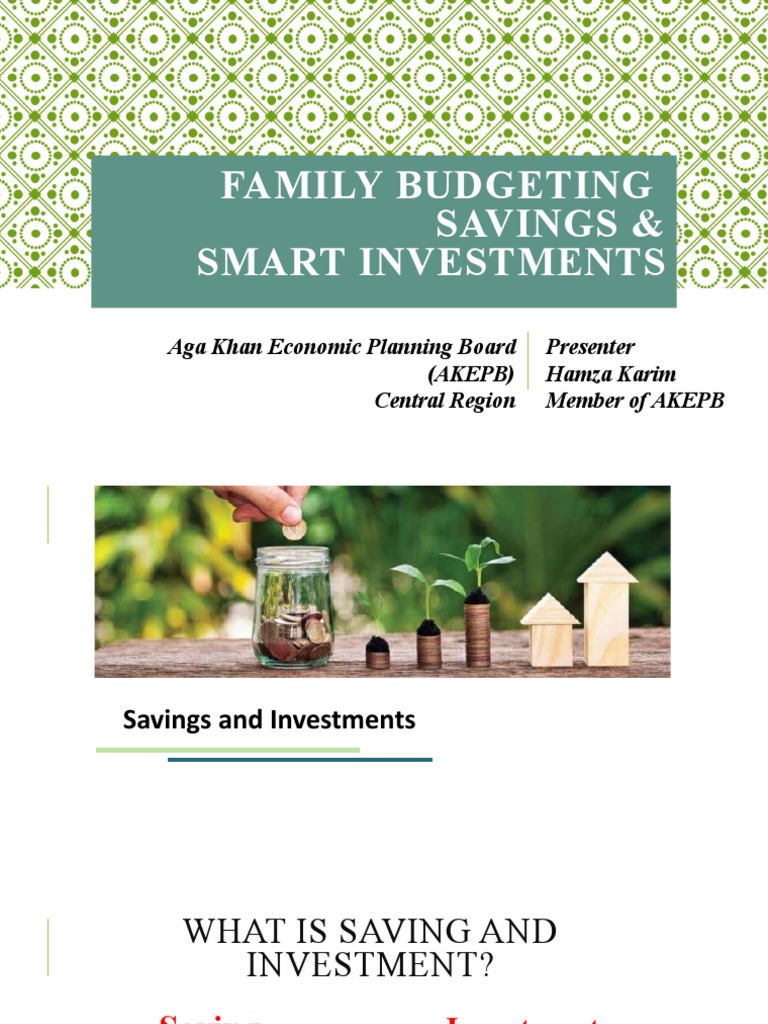 Saving and Investment | PDF | Investing | Saving