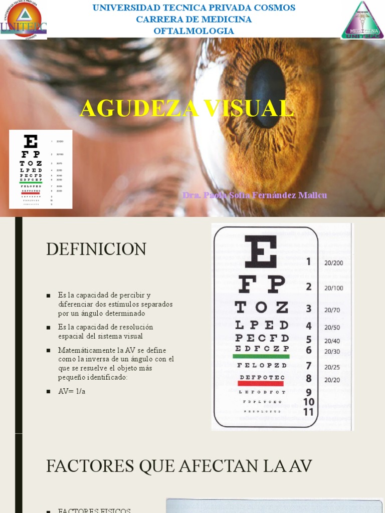 Agudeza Visual | PDF