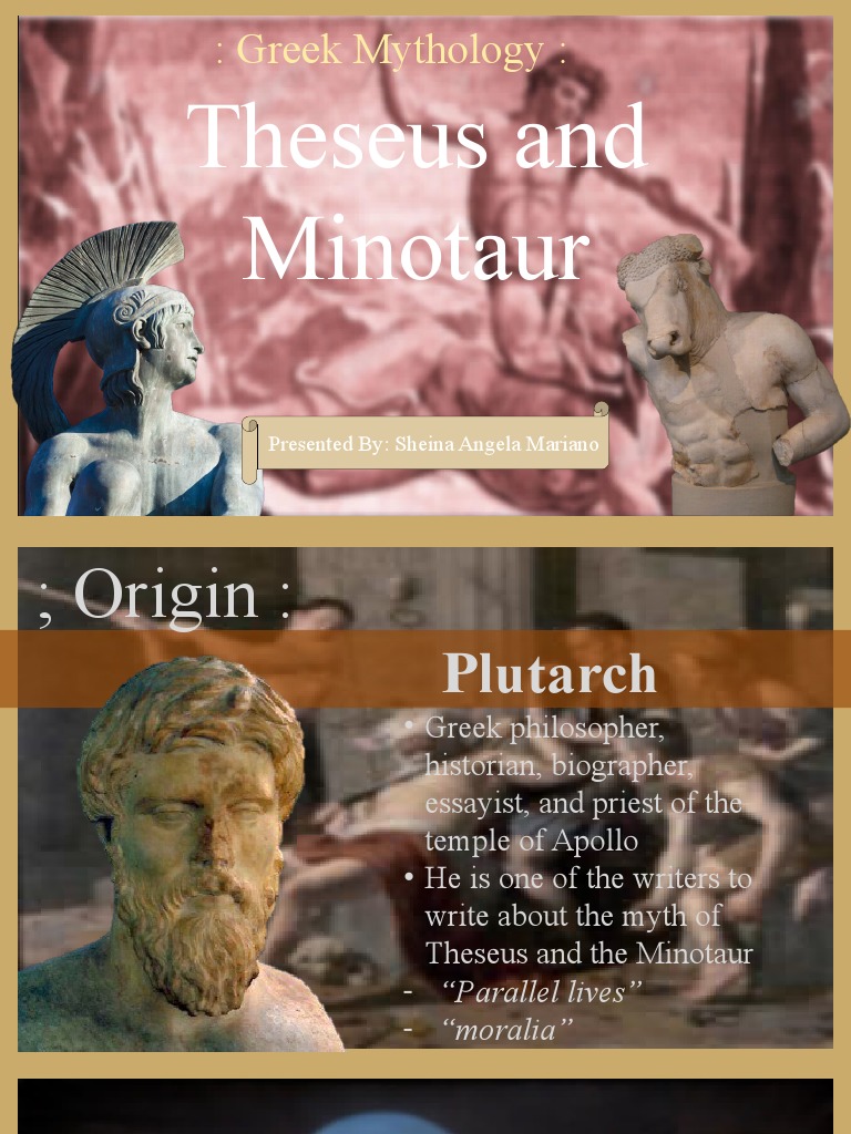 Theseus and the Minotaur Explained | PDF