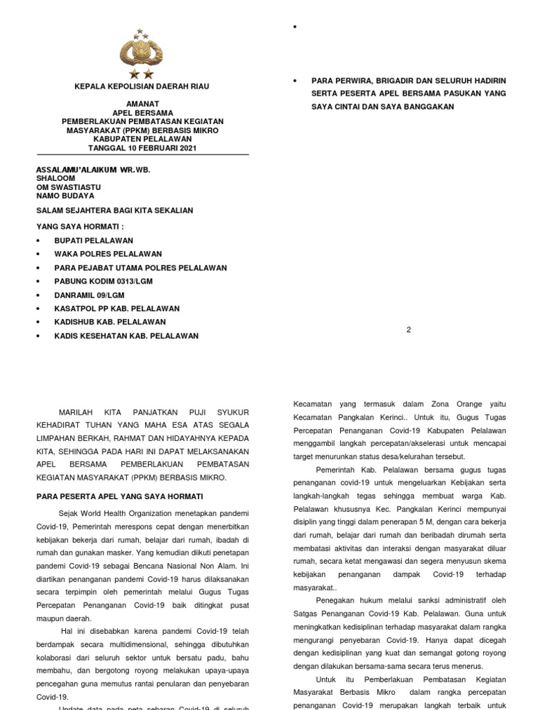 AMANAT APEL BERSAMA-ok | PDF