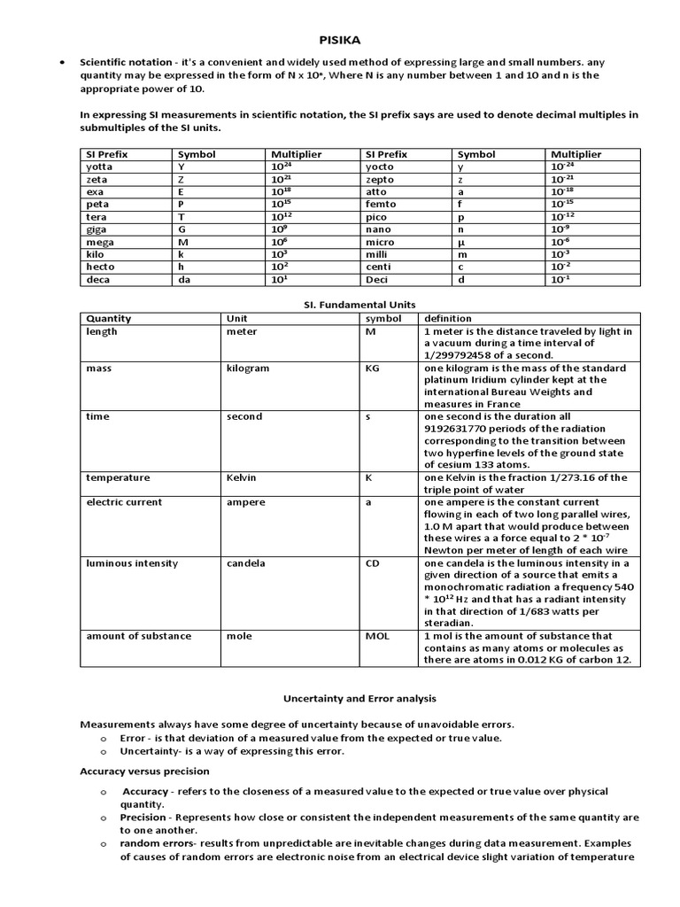 Physics Reviewer | PDF | Velocity | Acceleration