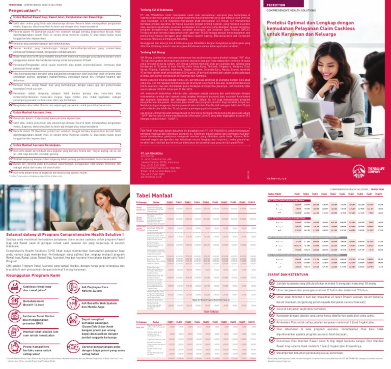 Comprehensive Health Solutions (CHS) Brosur | PDF