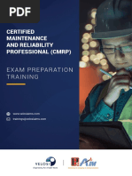 CMRP Exam | PDF | Reliability Engineering
