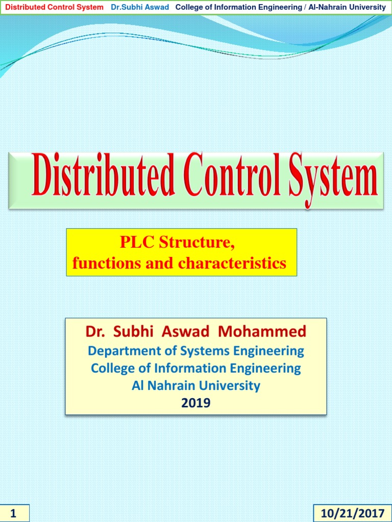 Lecture 2-DCS and PLC Structure, Function and Chracterstics | Download Free PDF | Programmable ...