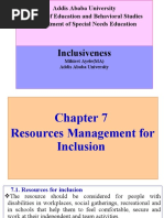 Inclusiveness Lecture Notes 1 (Chapters 1-8) | PDF | Disability | Optimism