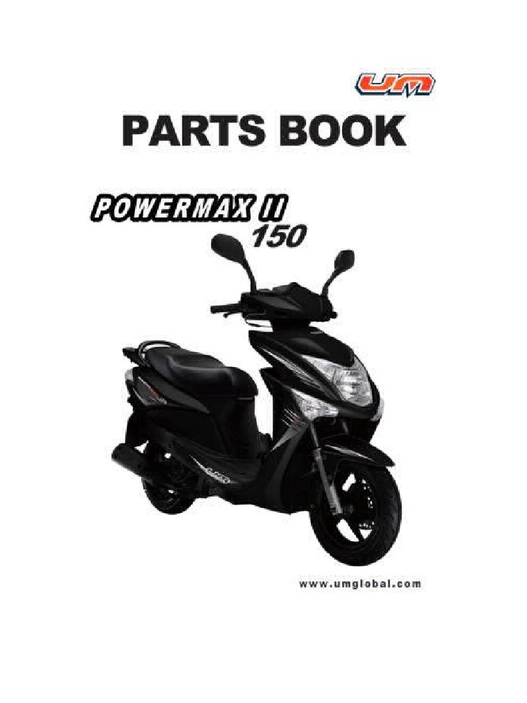 Powermax Ii 2014 150CC Parts Catalogue 2014 12 29 2 | PDF | Piston | Transmission (Mechanics)