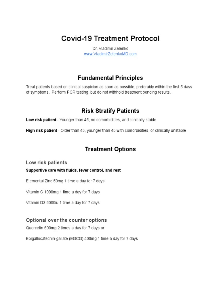 Treatment Protocol | PDF | Clinical Medicine | Medical Specialties