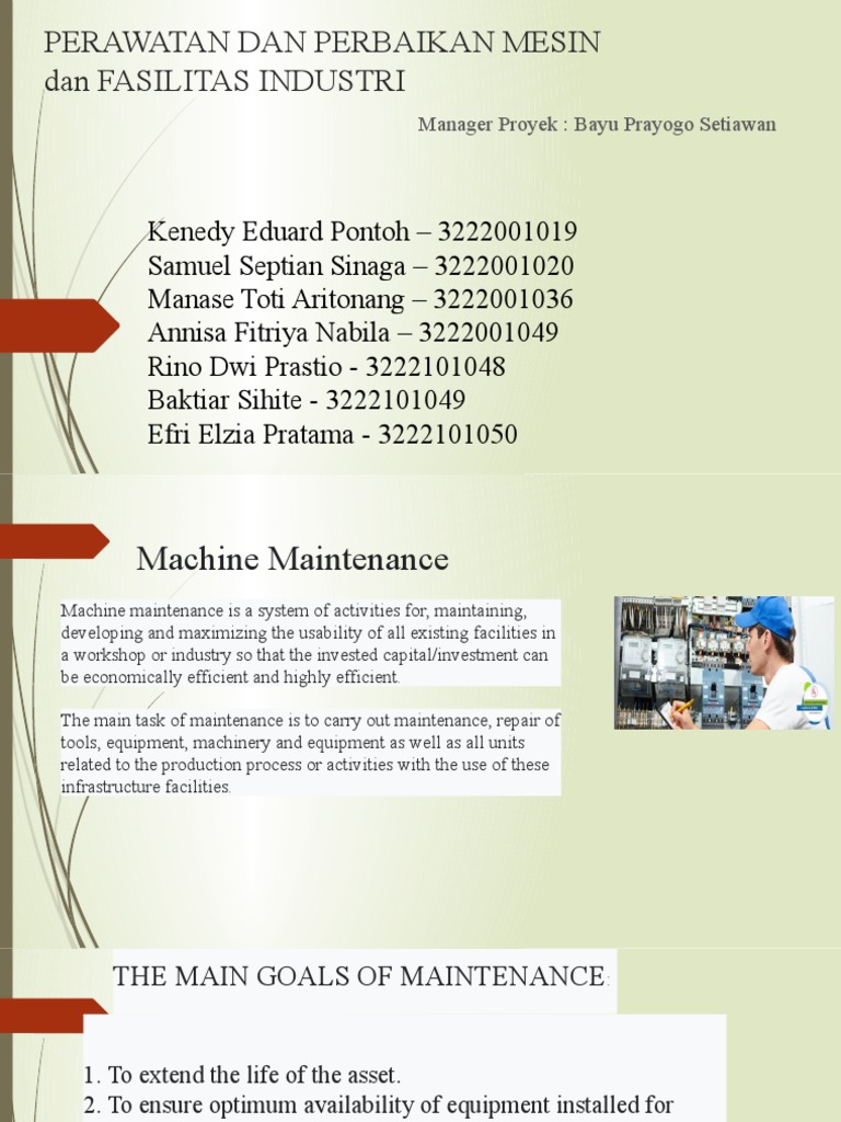 Perawatan Dan Perbaikan Mesin1 | PDF