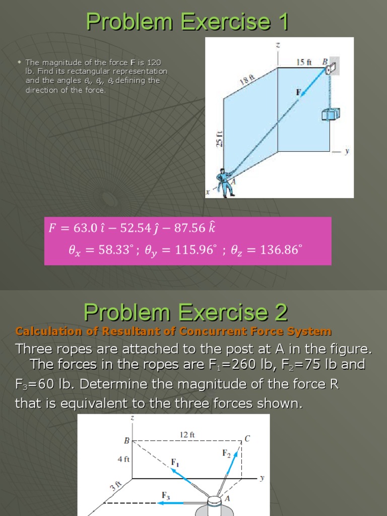 Addition of Vectors - Practice Problem | PDF