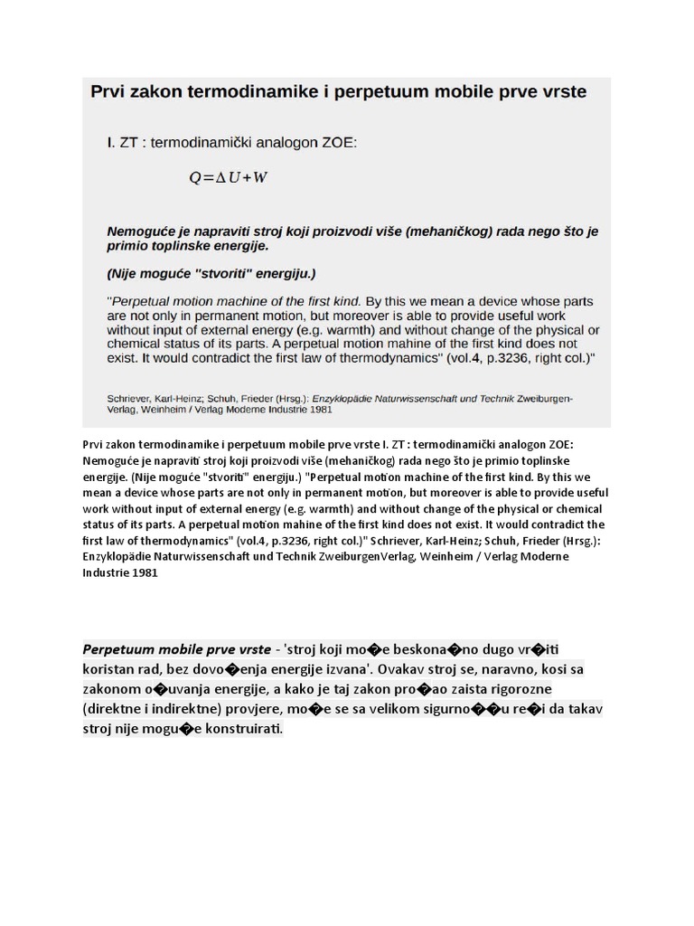 Perpetuum Mobile I | PDF