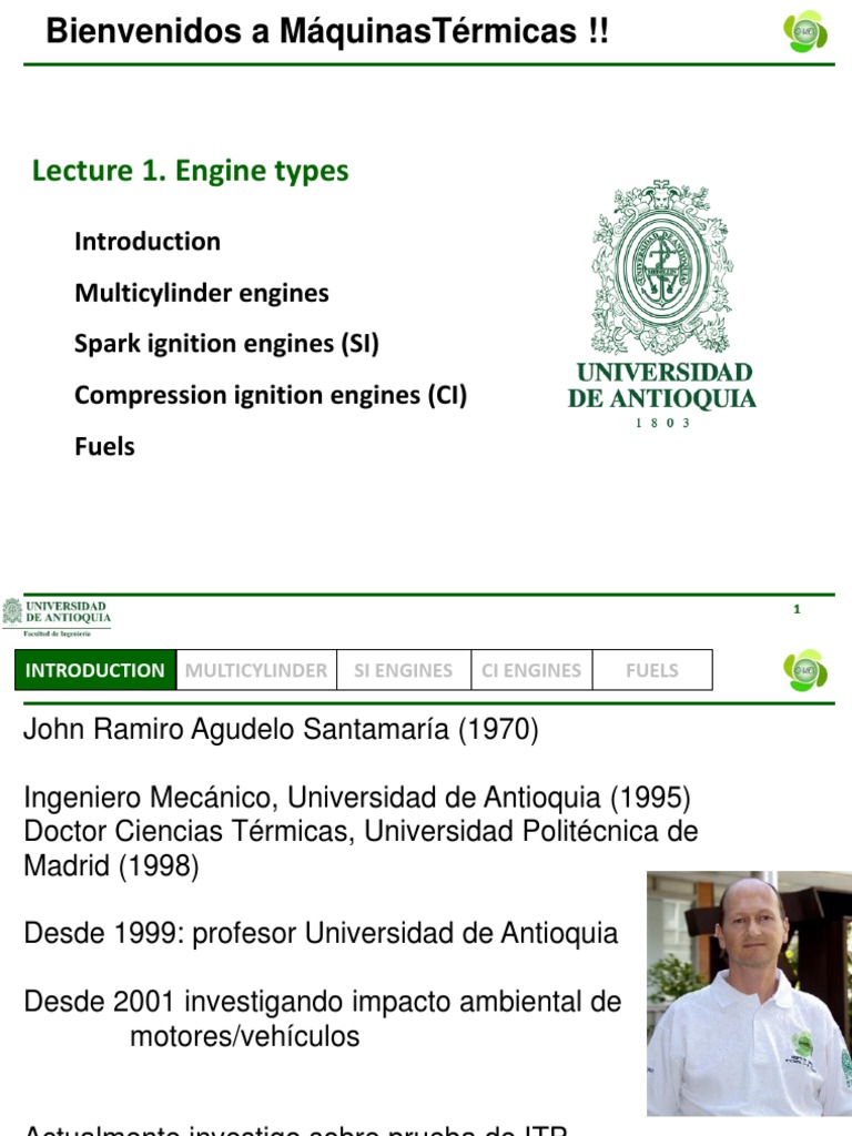 Lecture 1 Engine Types | PDF
