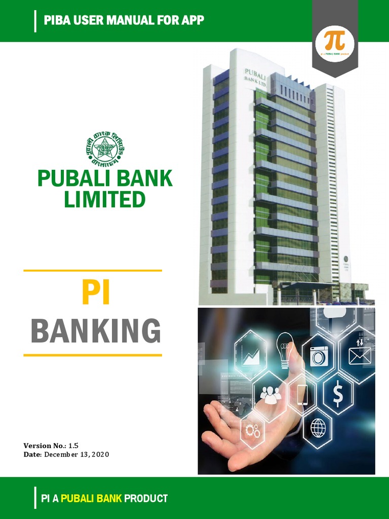Piba User Manual V1.5 13 Dec 20 | PDF | Financial Transaction | Payments