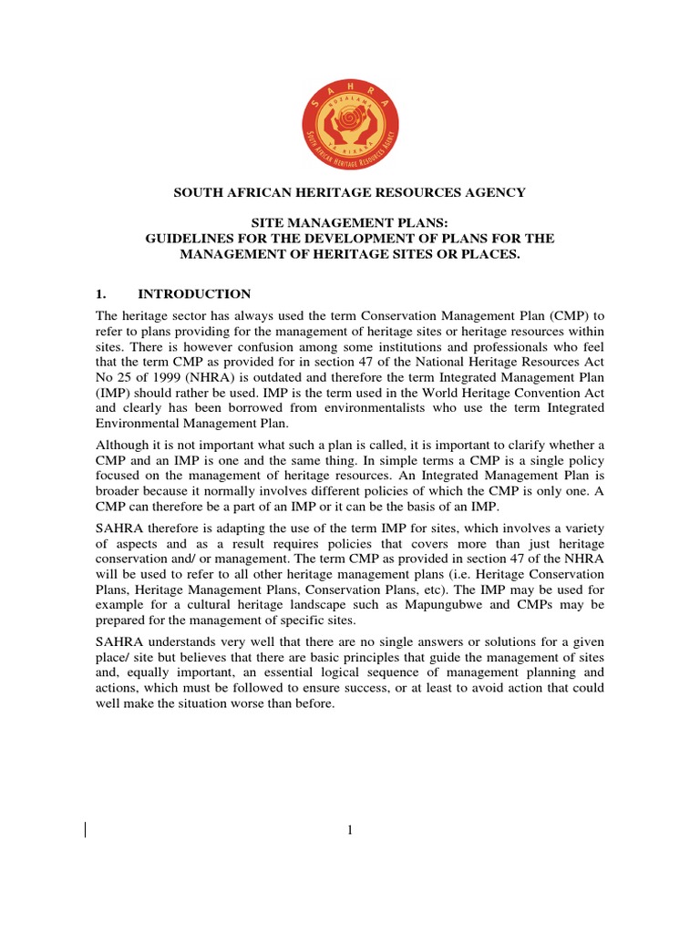Guidelines for Heritage Site Management | PDF | Evaluation | Cultural ...