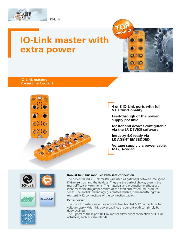 Ifm Al1200 Iolink Master Extra Power en 17 | PDF | Computer Engineering ...
